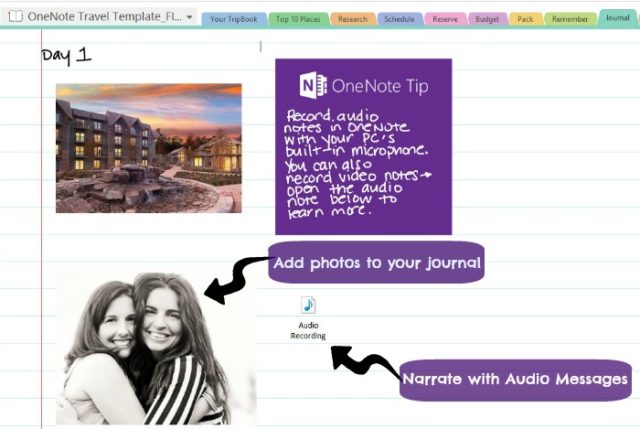 Travel Made Easy with Microsoft OneNote Travel Template {Giveaway ...
